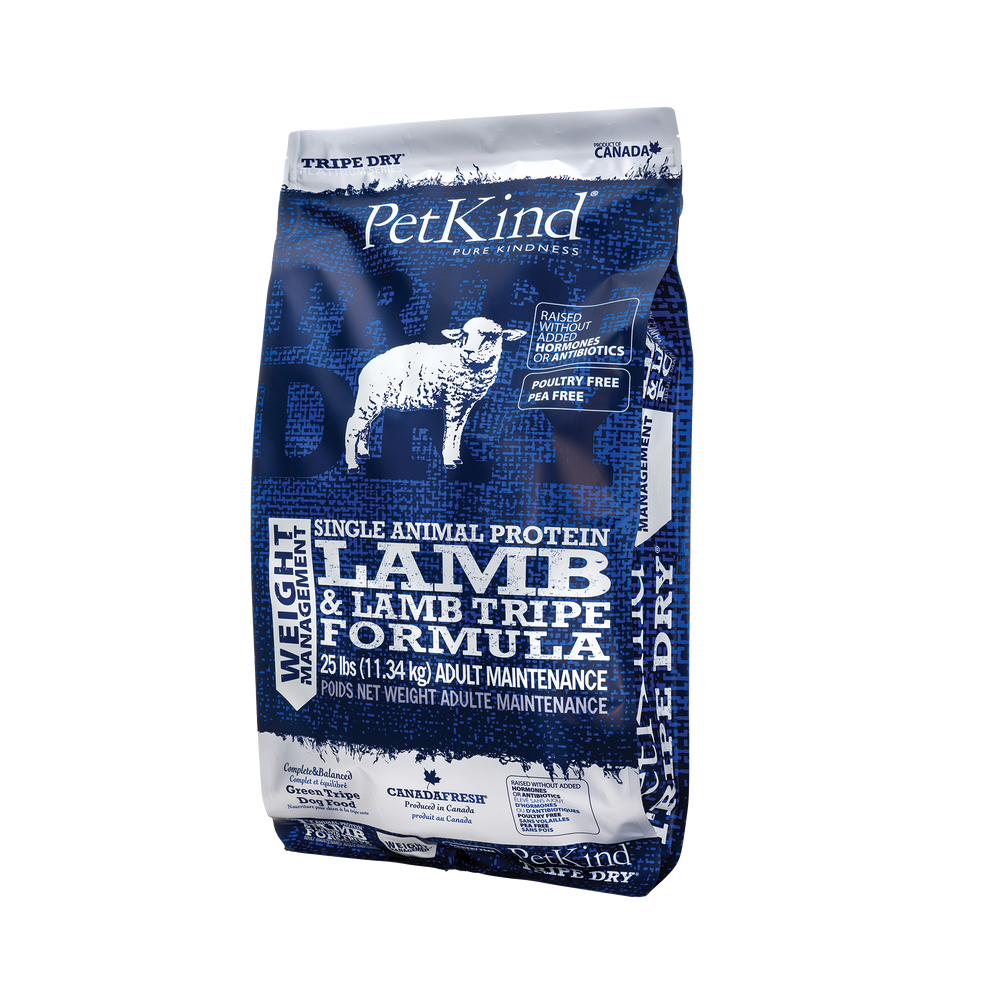 Tripe Dry – Single Animal Protein Lamb & Lamb Tripe Formula Weight Man